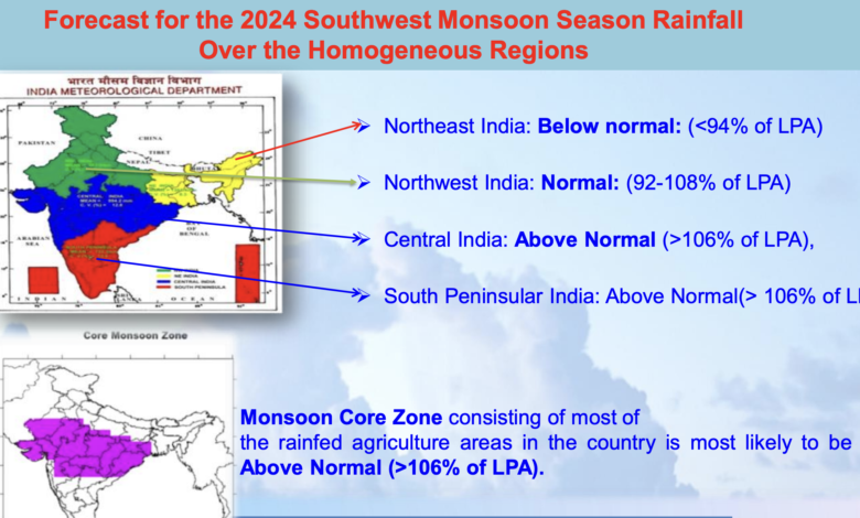 2024 Southwest Monsoon Forecast Indicates Above-Normal Rainfall Across ...